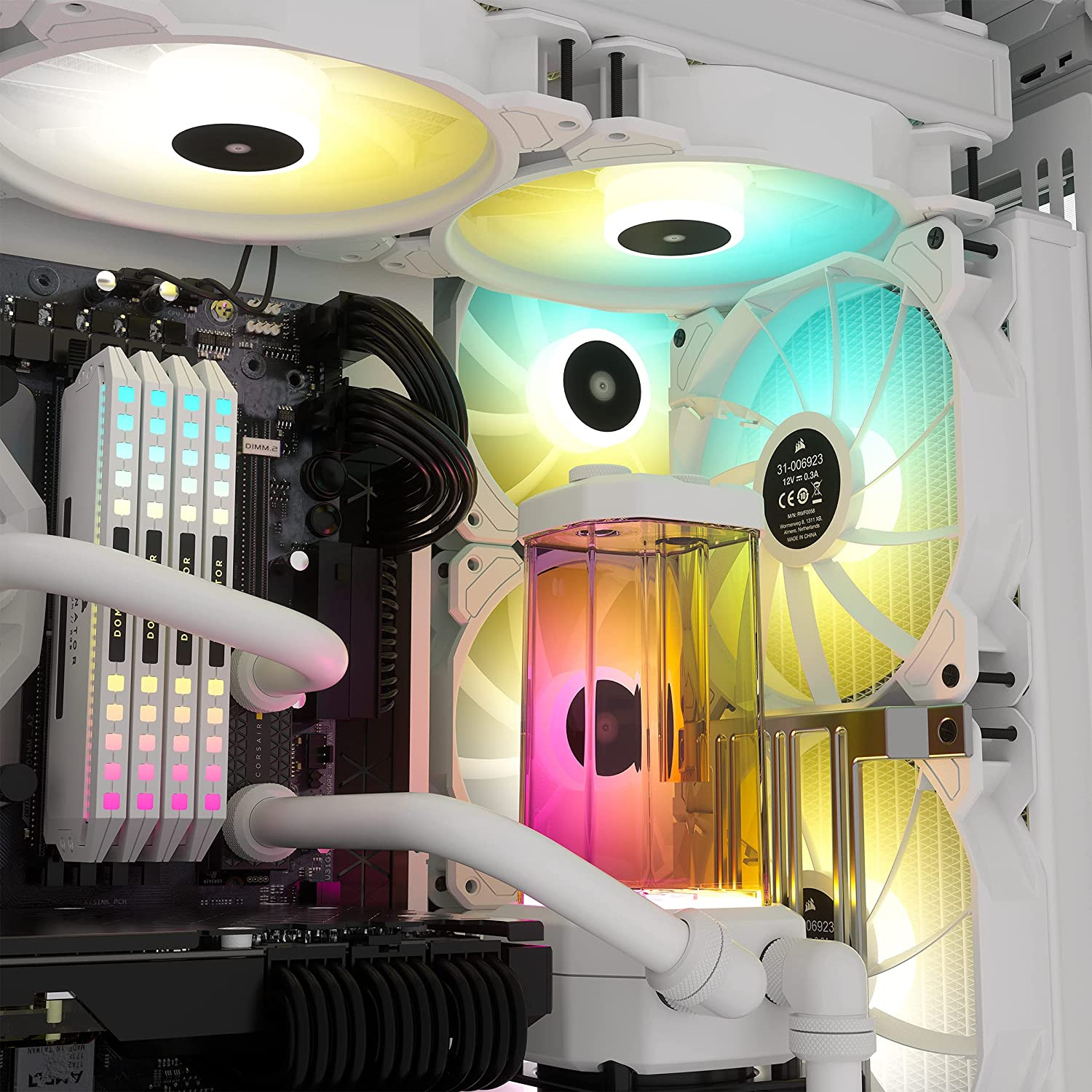 Semitorre gaming ATX Corsair iCUE 7000X RGB Full Tower White - Versus ...