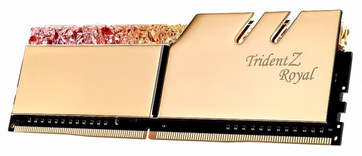 Memory Trident Z Royal Gold DDR4 16GB 3200 Mhz CL16 - Versus Gamers