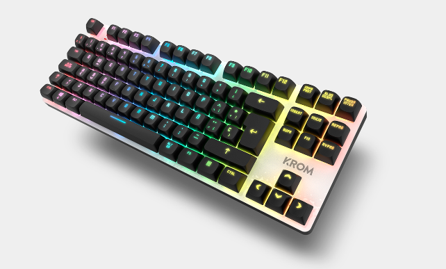 Teclado gaming mini KROM Kernel PRO - Versus Gamers